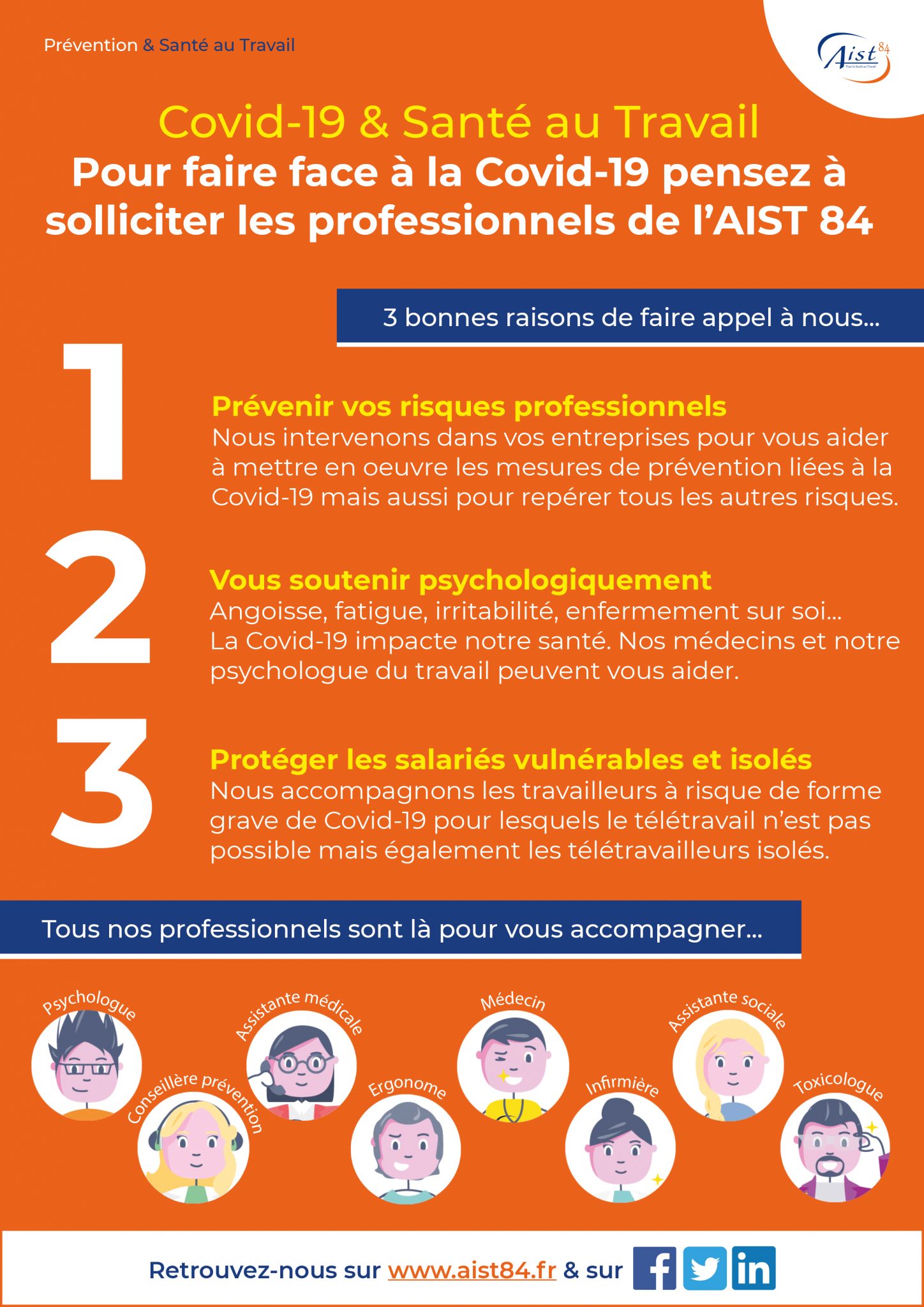 Affiche Pour faire face à la Covid-19 pensez à solliciter les ...