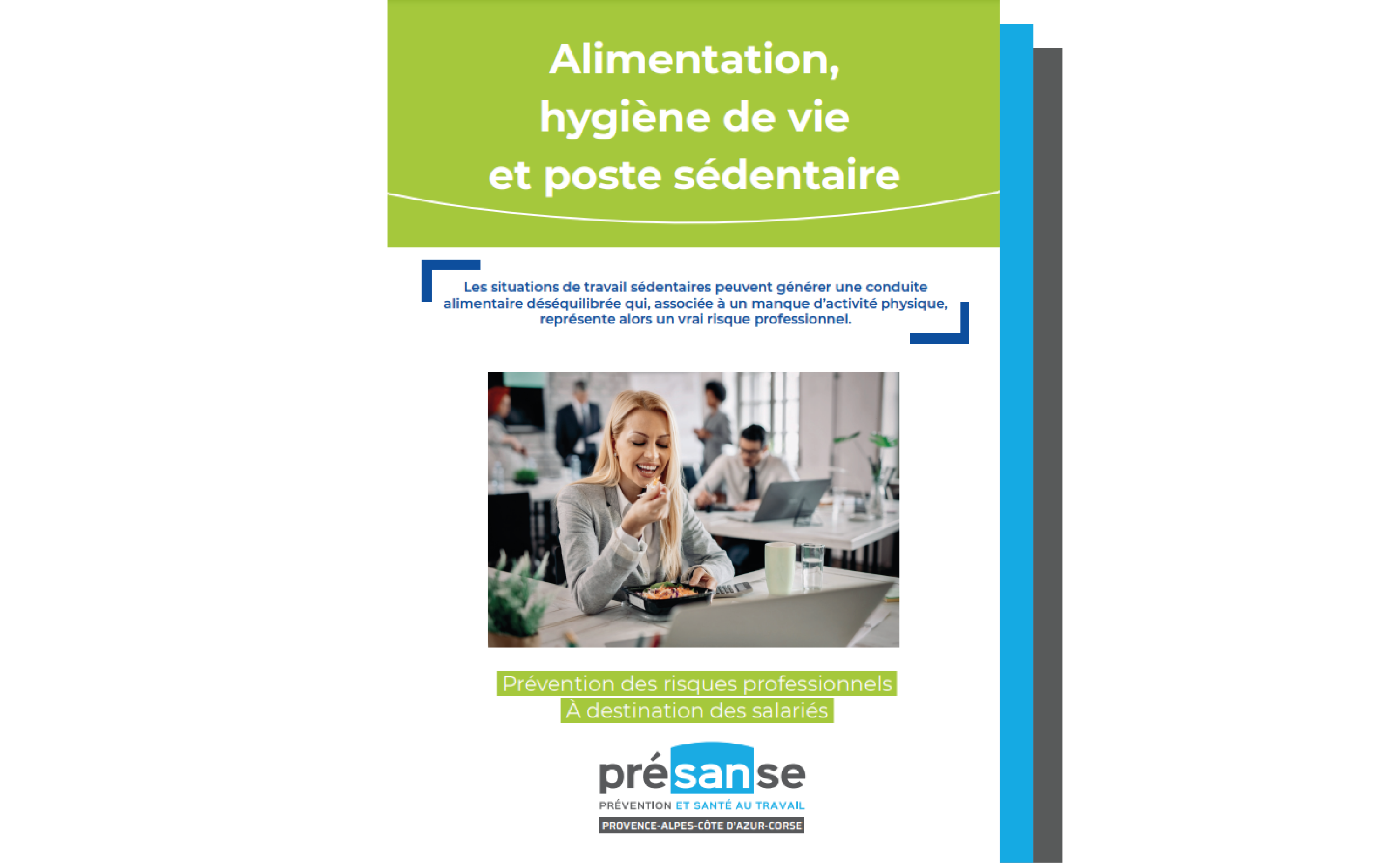 Alimentation, hygiène de vie et poste sédentaire - AIST 84